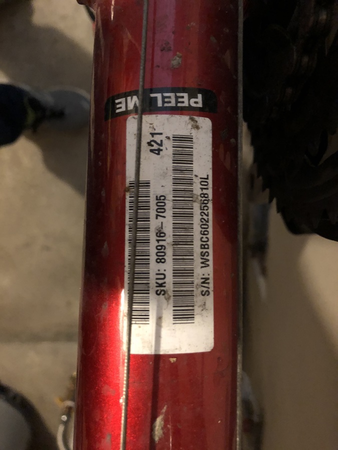 2015 Specialized SKU: 80916-7005
