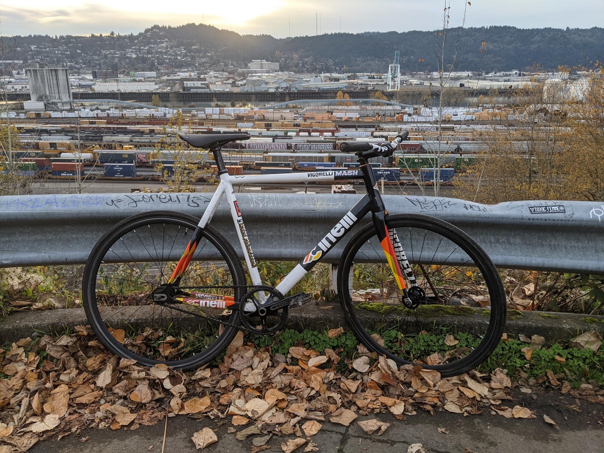 Cinelli MASH Parallax aluminum track frameset