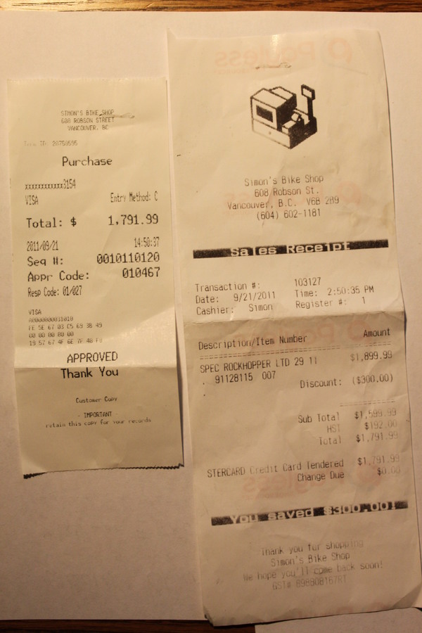 2012 Specialized Rockhopper SL Comp 29er