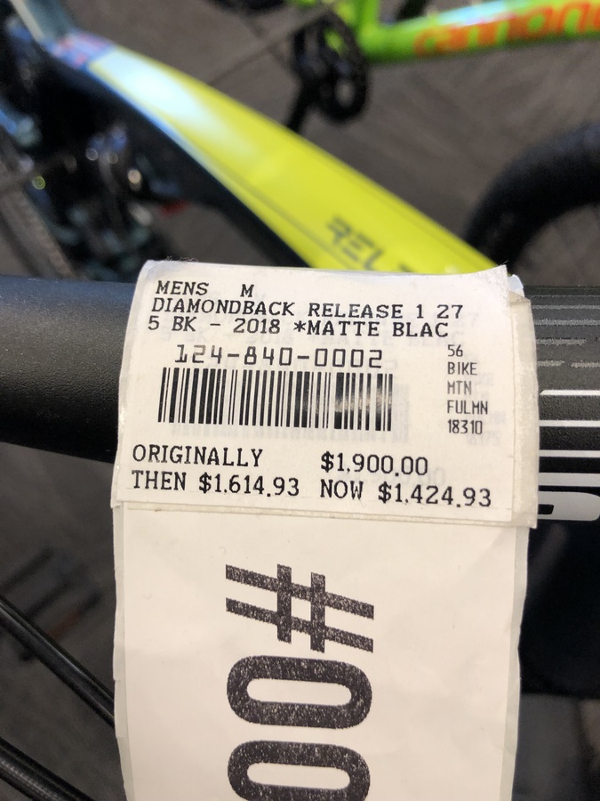 2018 Diamondback Release 1 27.5 Medium