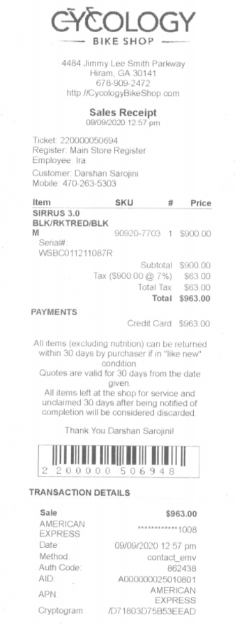 2020 Specialized Sirrus 3.0