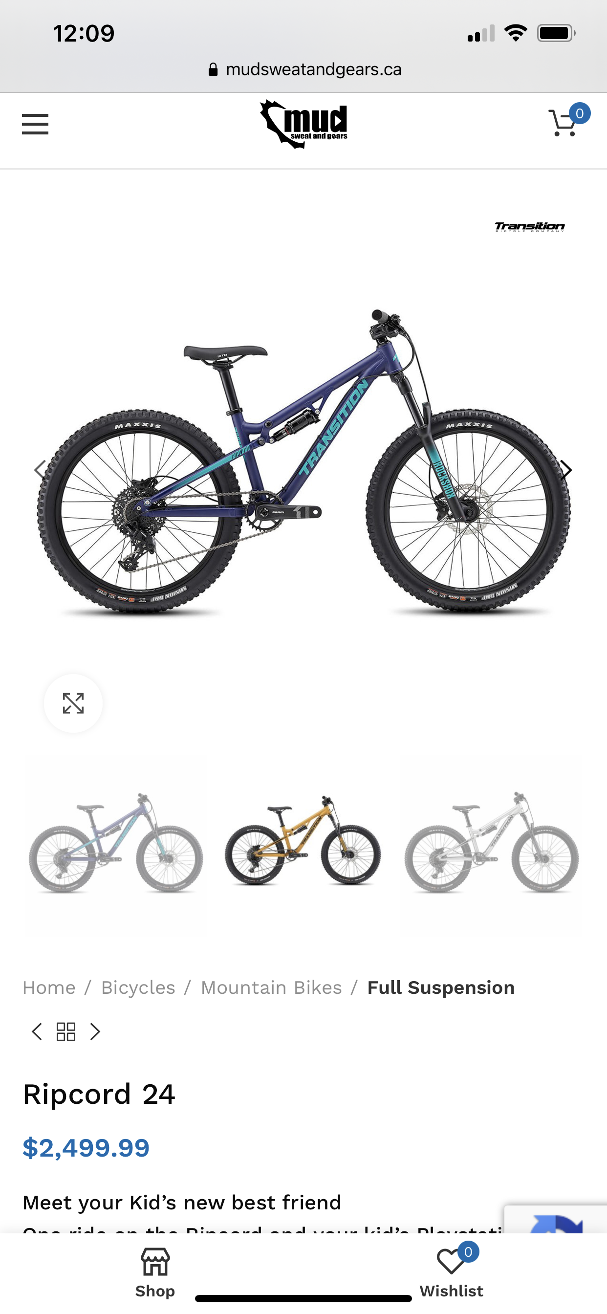 2021 Transition Bikes Ripcord 24
