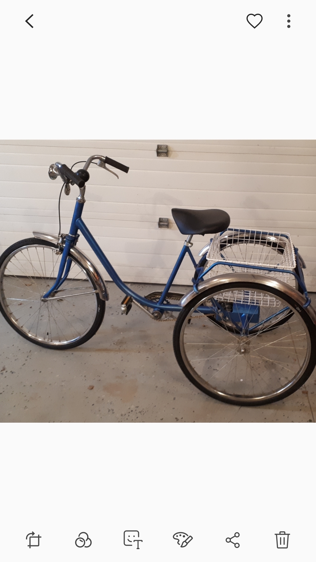 1971 Gobby Adult Tricycle 7100 tricycle
