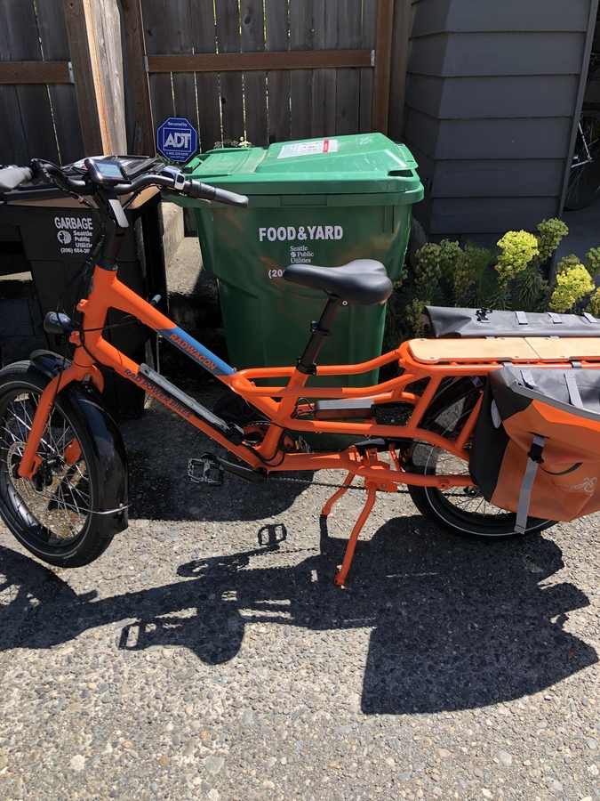 2021 Rad Power Bikes Rad Wagon 4 cargo bike rear