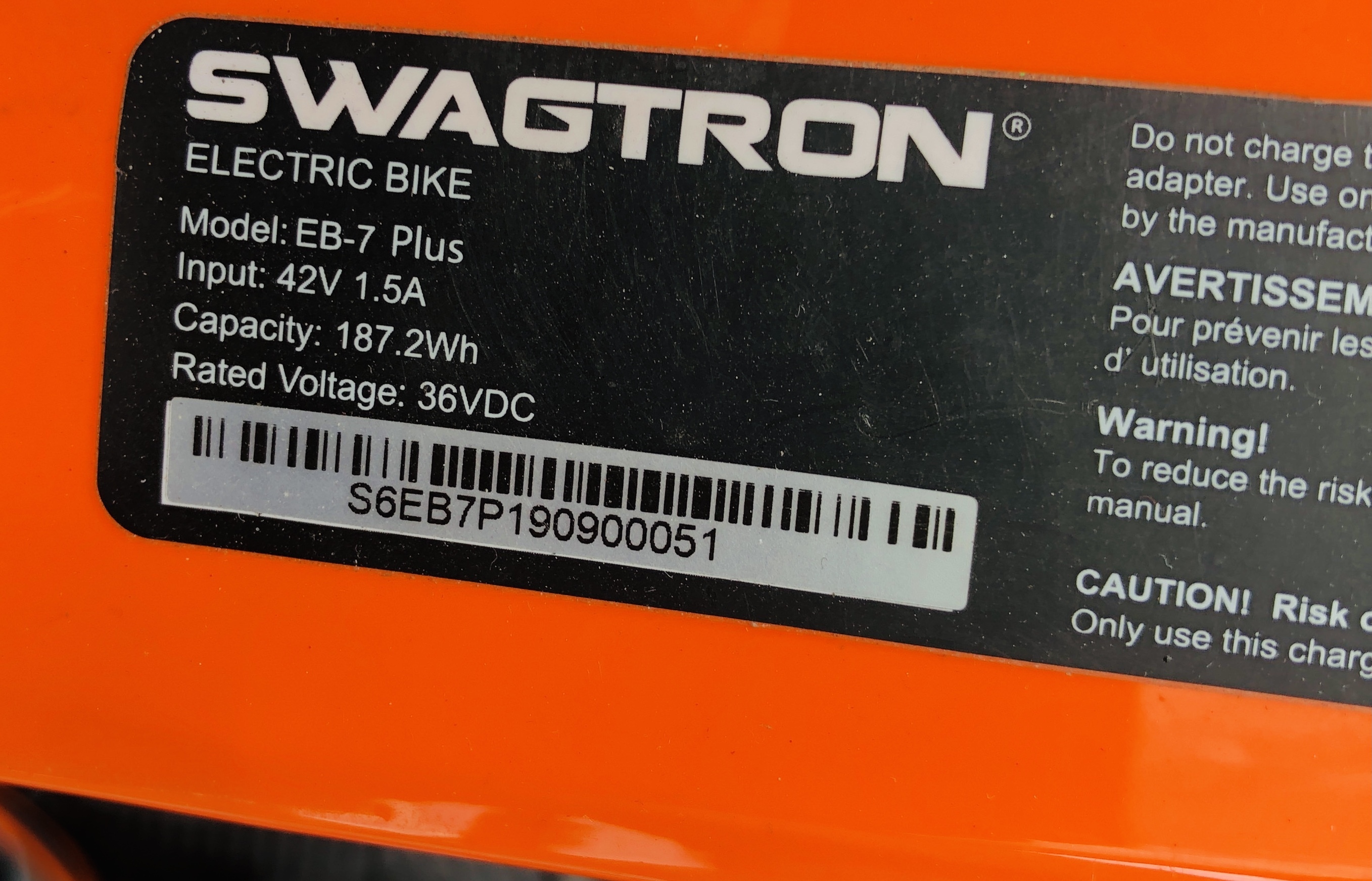 2020 Swagtron Electric Bike EB-7 Plus