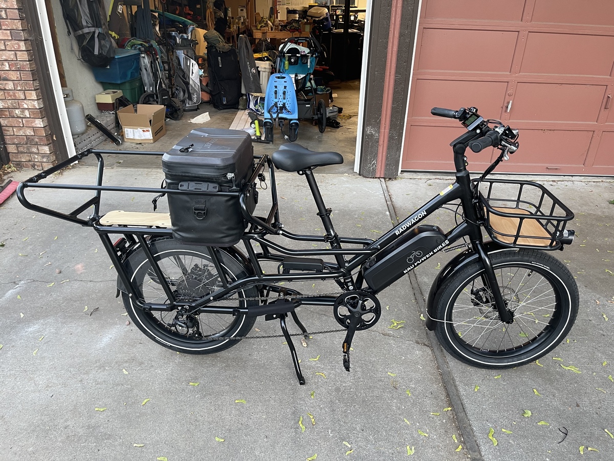 2021 Rad Power Bikes Rad Wagon 4 cargo bike (rear storage)