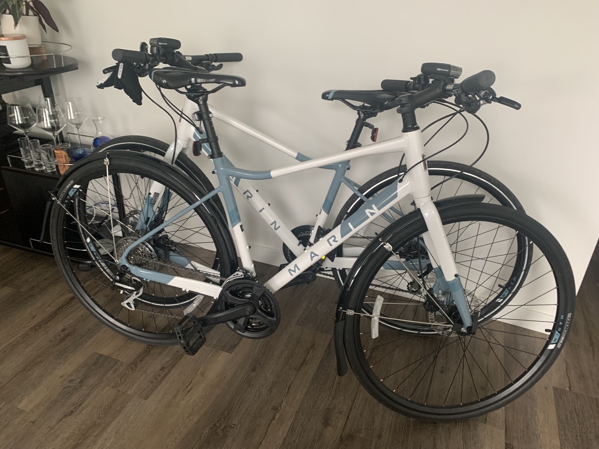 2021 Marin Bikes Terra Linda 2 (gloss white/ash blue/d...