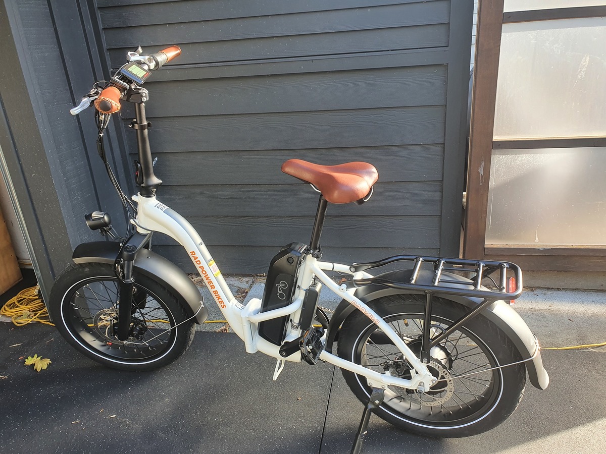 2021 Rad Power Bikes RADmini ST with motor-White