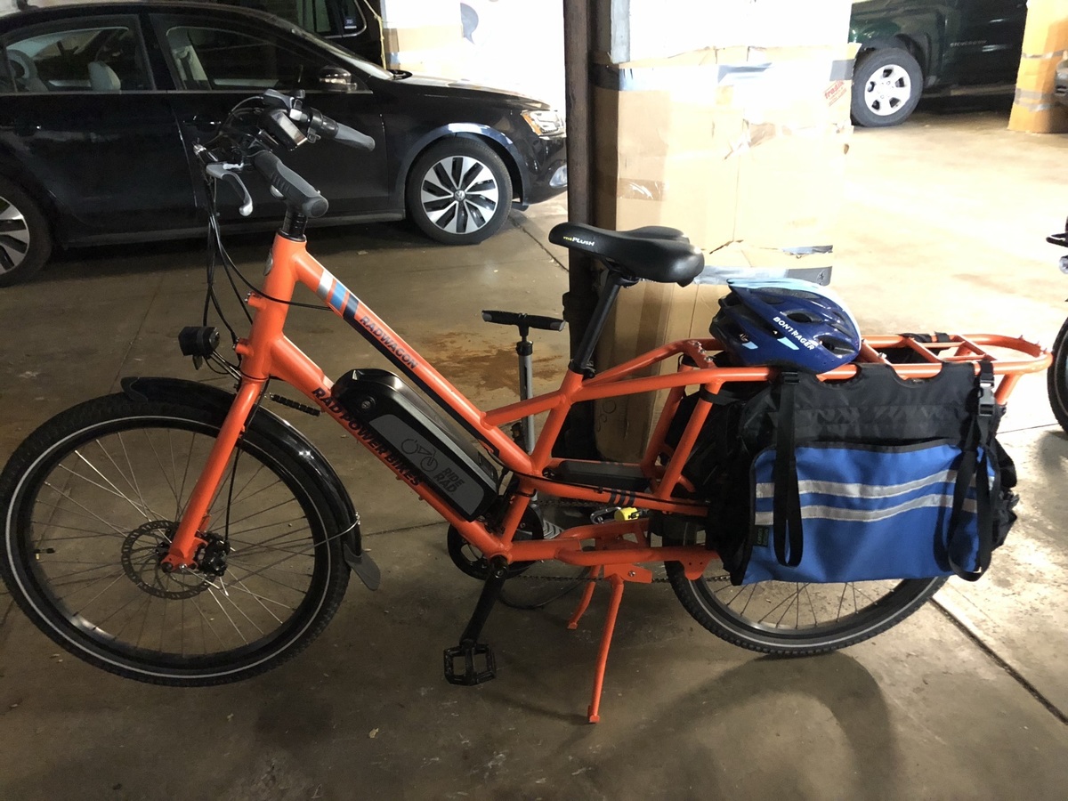 Stolen 2019 Rad Power Bikes RadWagon 3 cargo bike rear