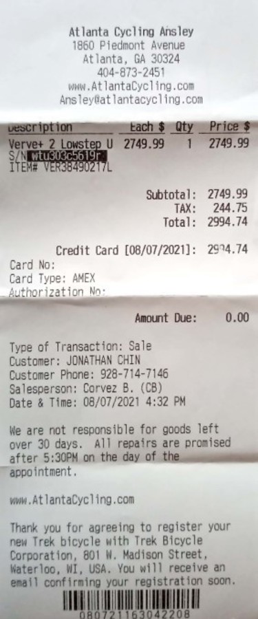 2021 Trek Verve+ 2 Lowstep U