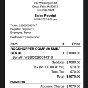 2023 Specialized ROCKHOPPER COMP SMK/ XL