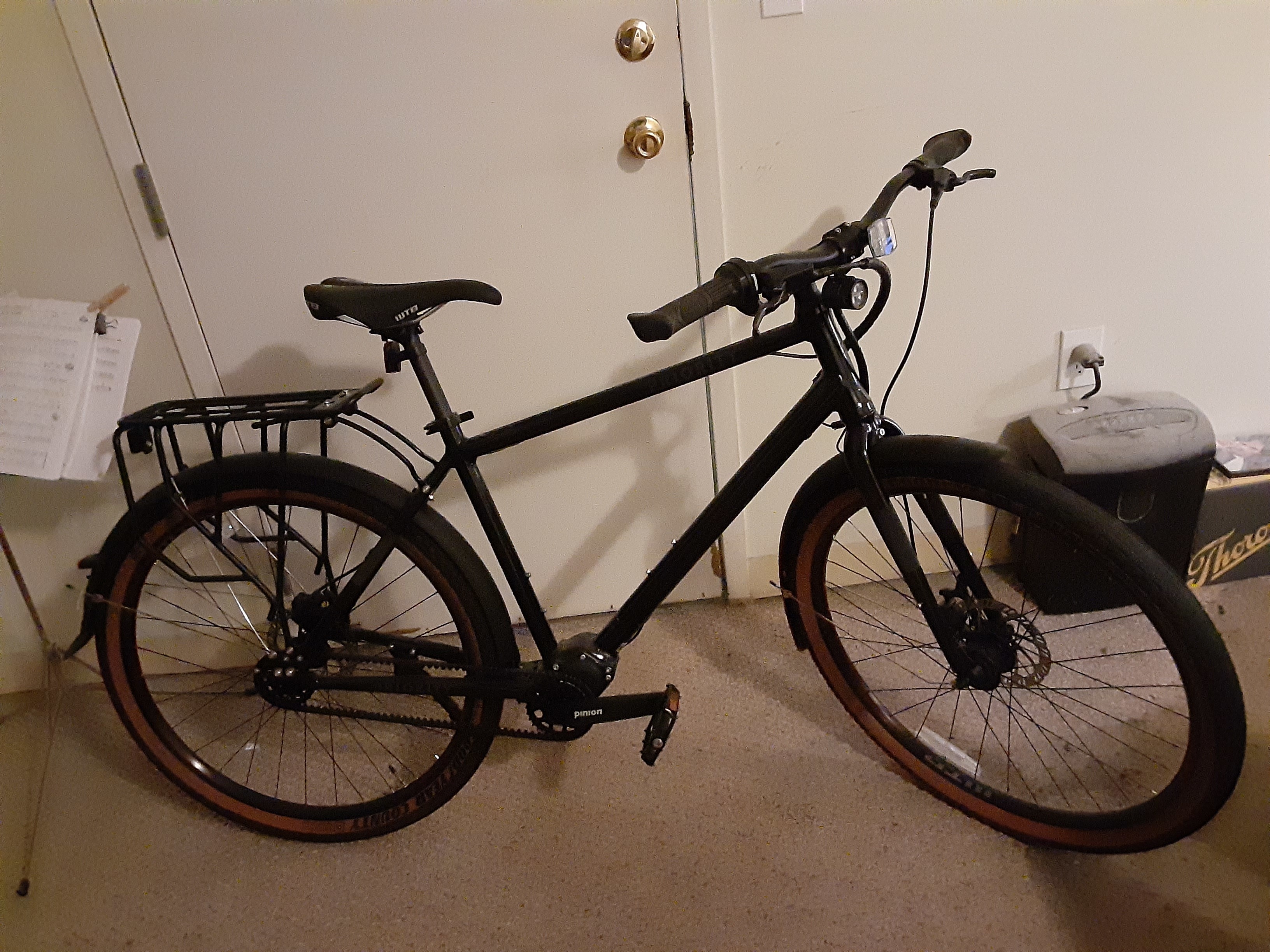 2021 Priority Bicycles 19 inch cargo bike rear