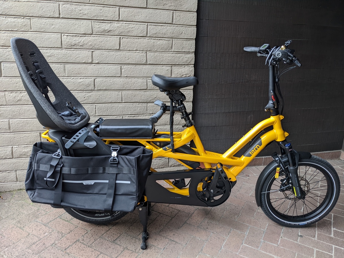 2022 Tern GSD cargo bike rear (e.g. longtail)