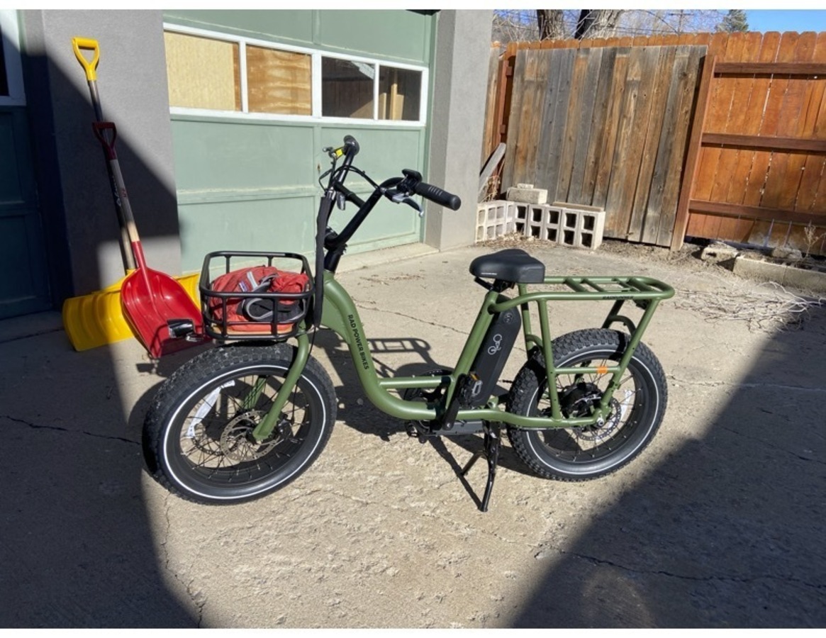 2022 Rad Power Bikes Radrunner2 cargo bike rear