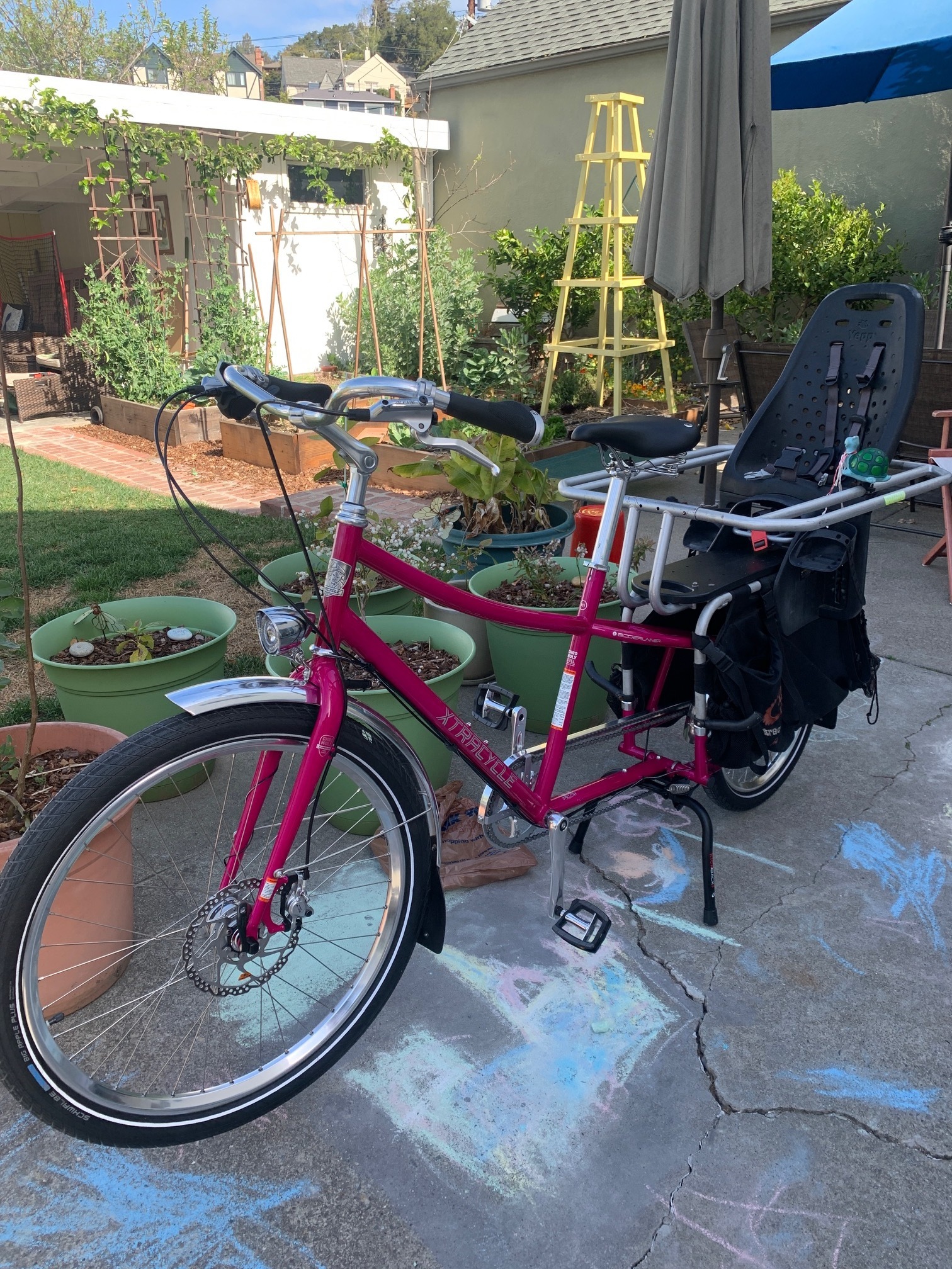 2016 Xtracycle Edgerunner 11i cargo bike rear