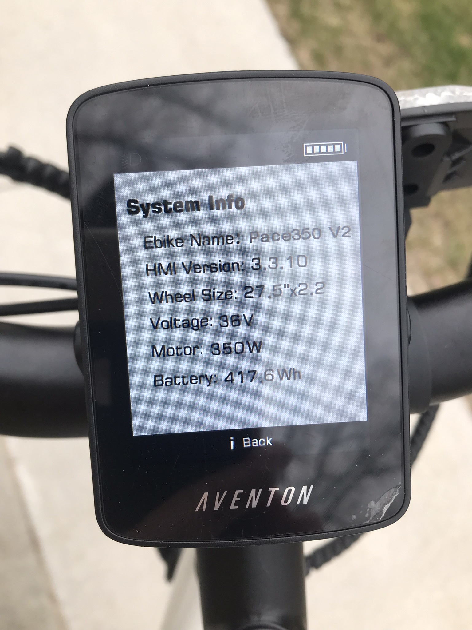 Aventón PACE 350 ST V2 GHOST