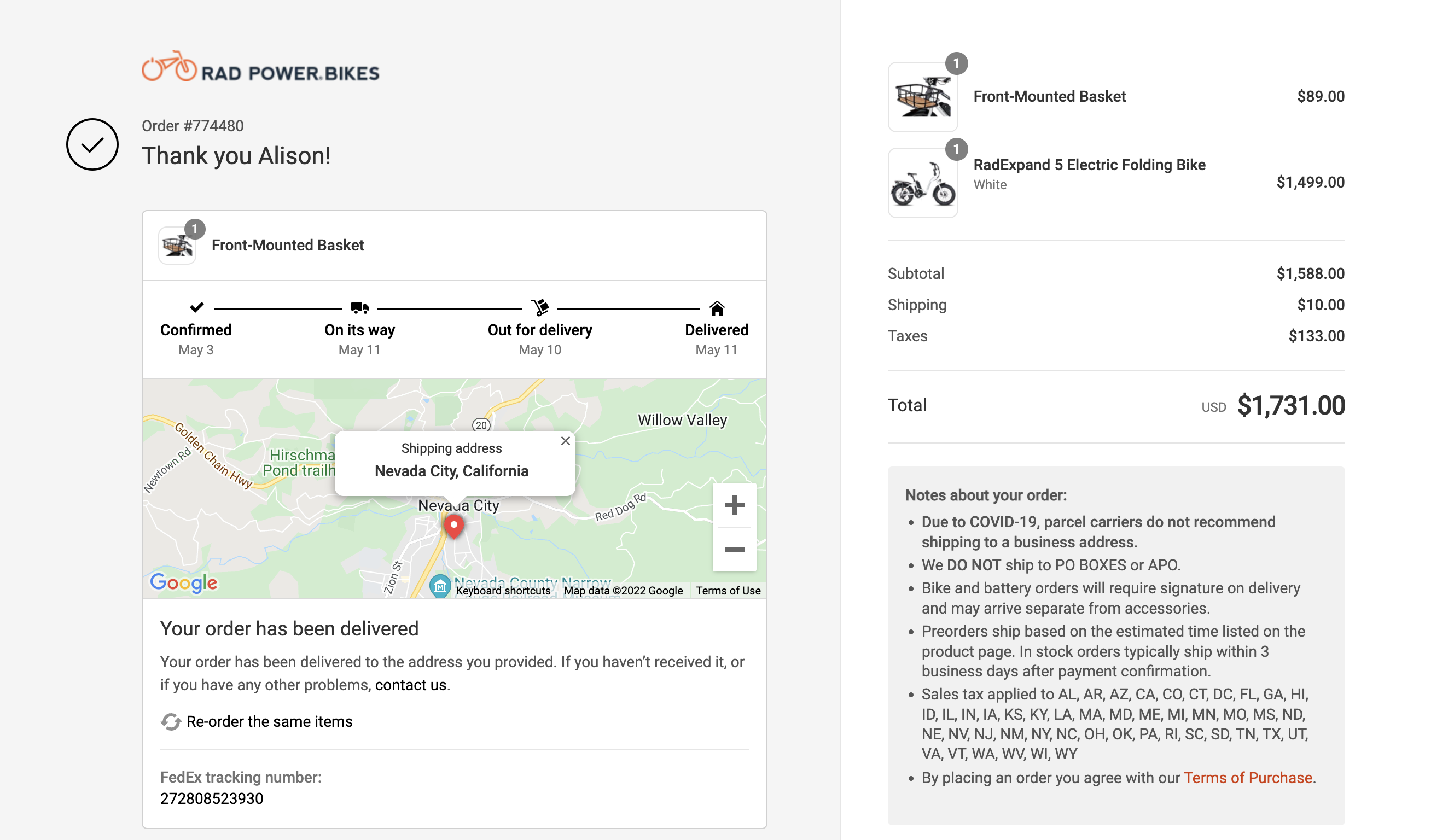 2022 Rad Power Bikes RadExpand 5