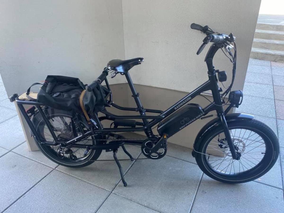 2020 Rad Power Bikes RadWagon 4 cargo bike rear
