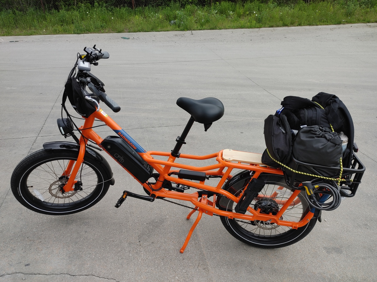 2022 Rad Power Bikes Rad Wagon 4 cargo bike (rear storage)