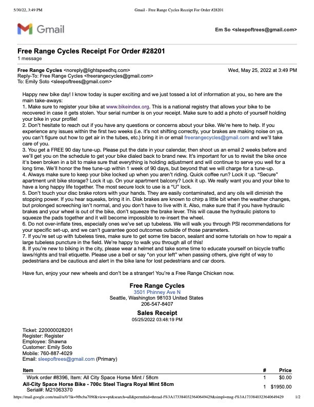 2022 All City Space Horse 612 select 700c Steel Tia...