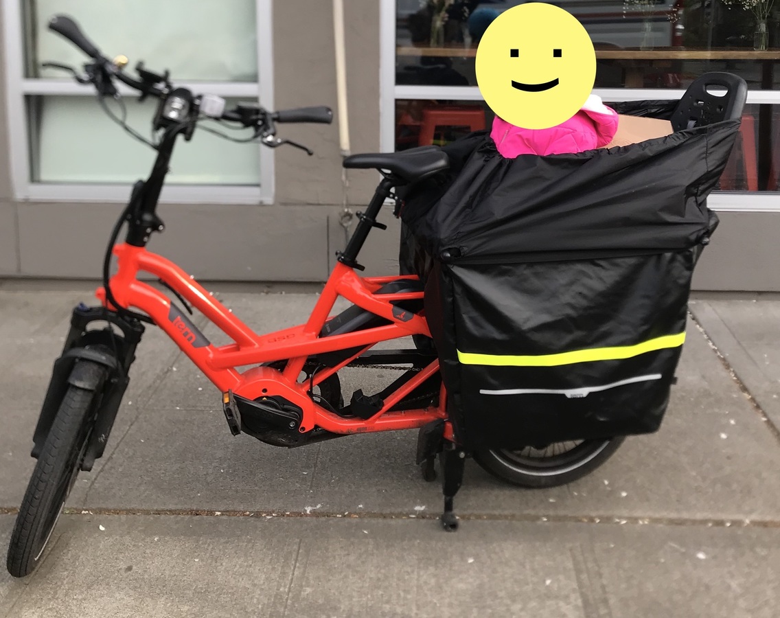 2021 Tern GSD S10 cargo bike rear