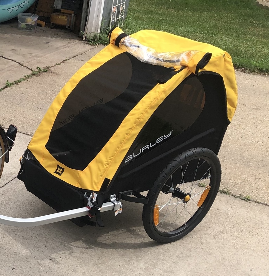 2022 Burley Bee (single seat) bike trailer