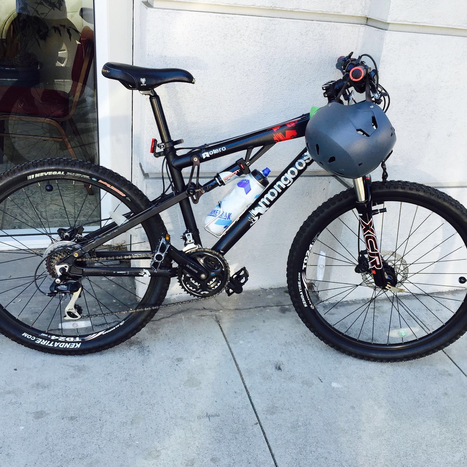 Mongoose full suspension mountain