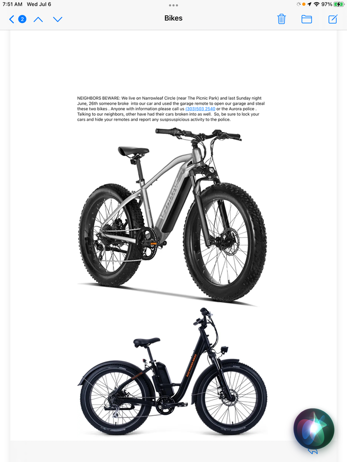 Stolen 2021 Rad Power Bikes Rover step-thru