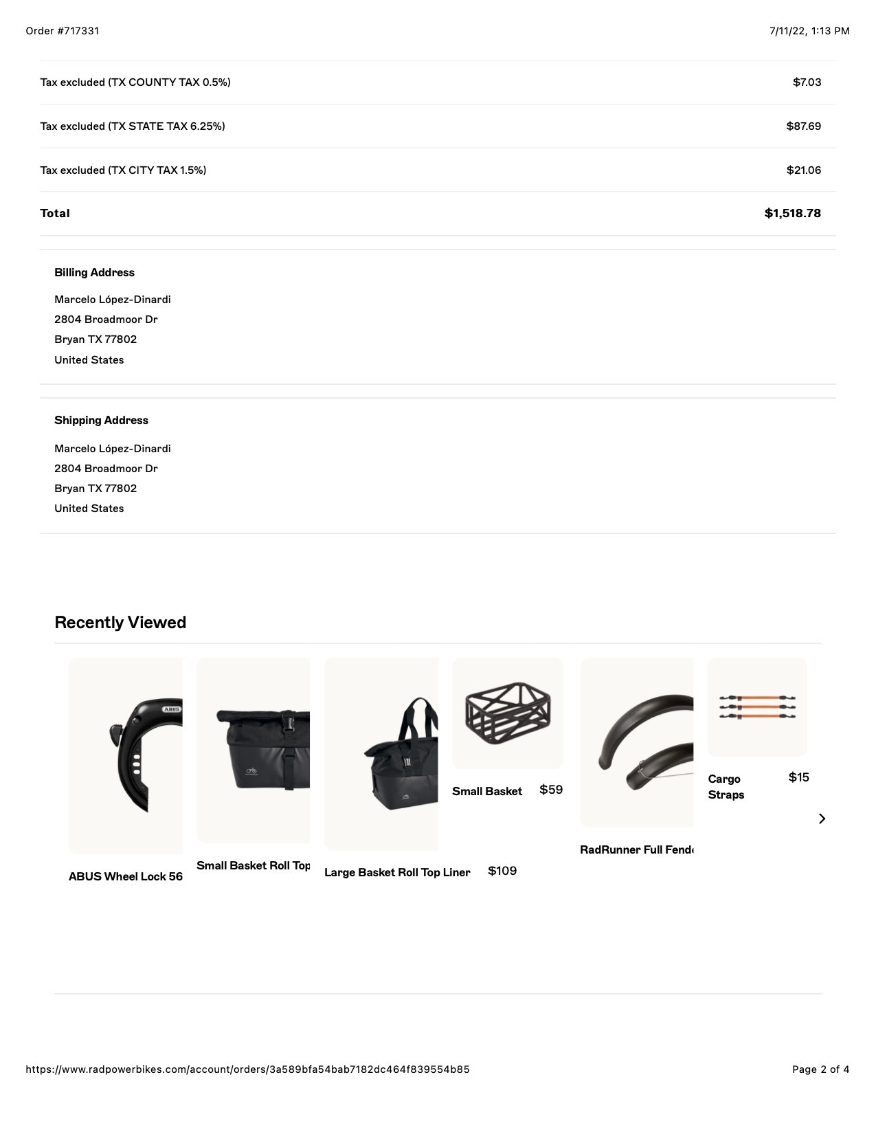2022 Rad Power Bikes Rad Runner 2