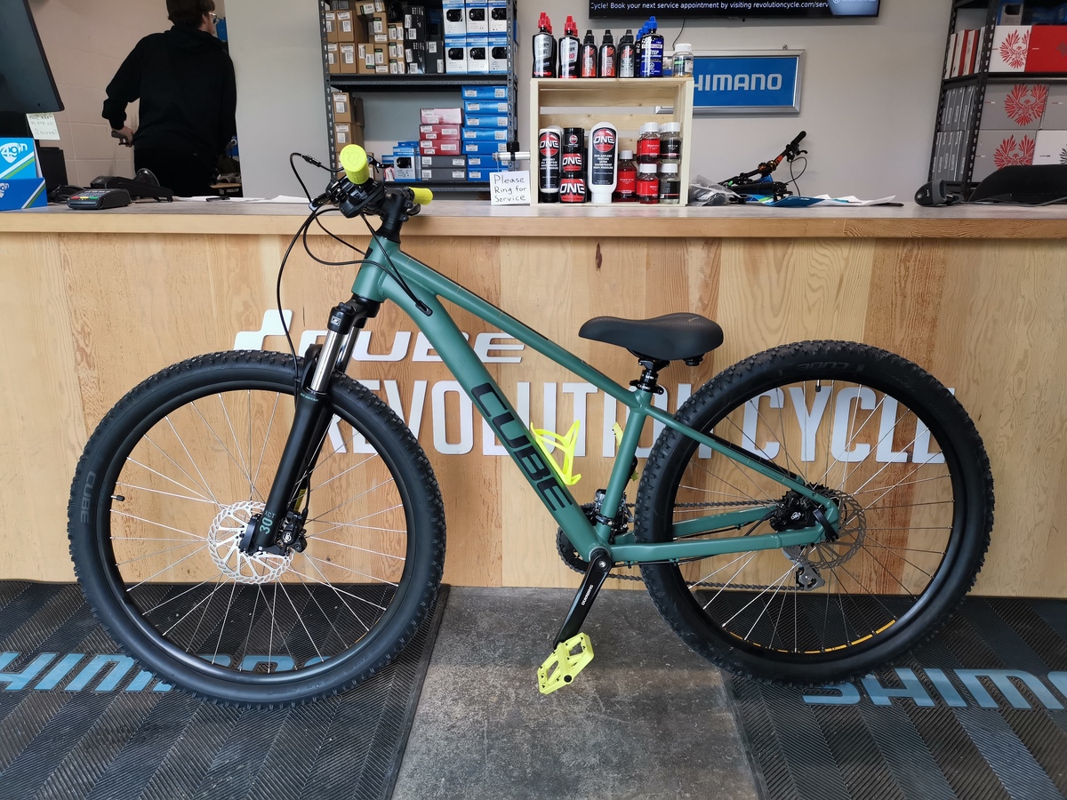 2022 Cube Aim Pro 27.5 XSmall Olive/Orange
