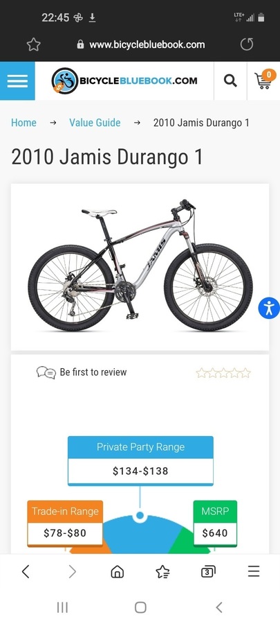 Stolen 2010 Jamis Durango 1