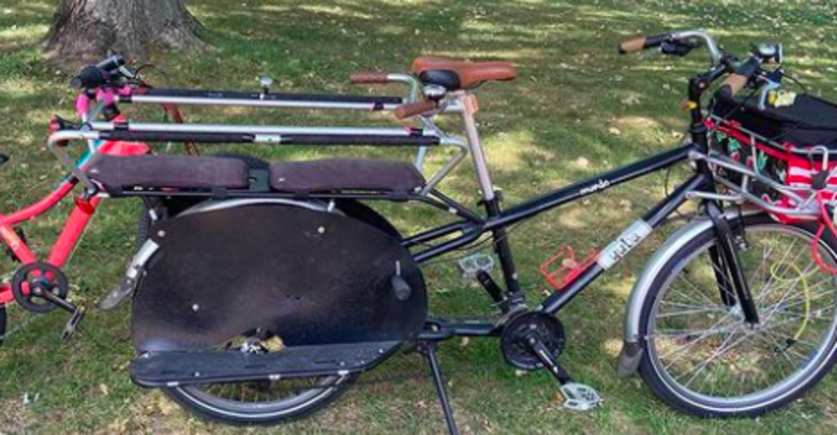 Yuba Mundo cargo bike rear