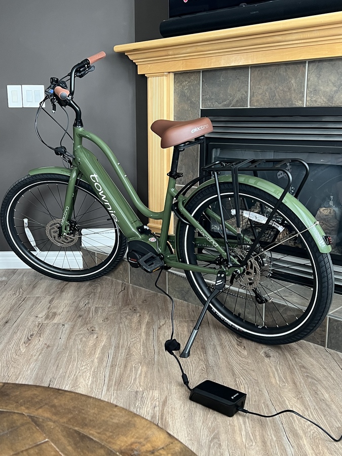 2022 Electra Townie Path Go! Step Thru M Olive