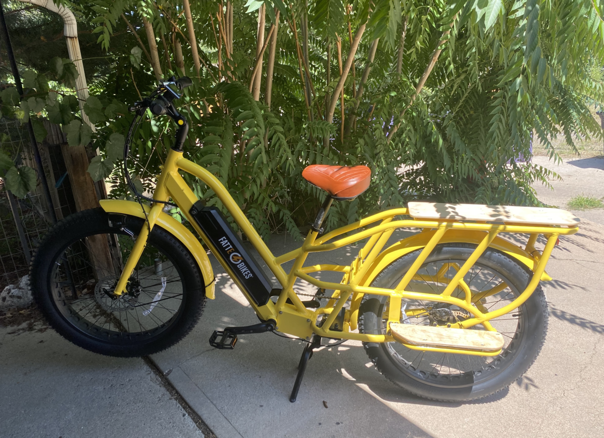 2022 FattE-Bikes Major T cargo bike (rear storage)