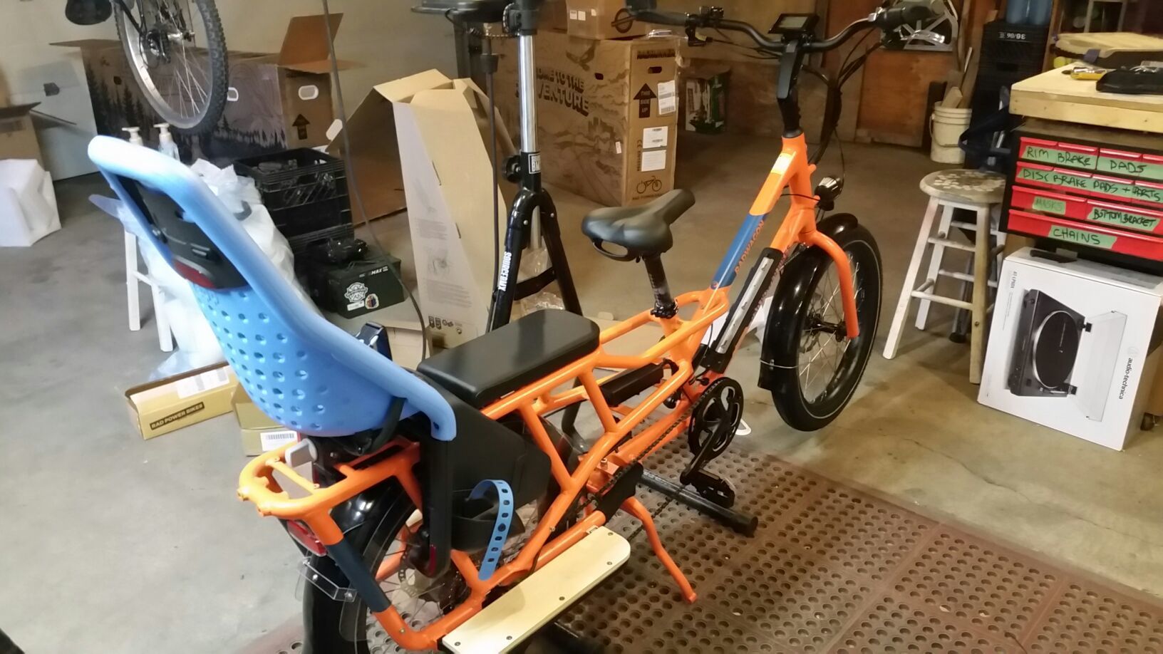 2022 Rad Power Bikes Radwagon 4 cargo bike rear