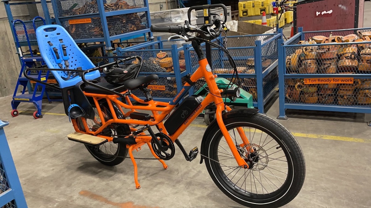 2022 Rad Power Bikes Radwagon 4 cargo bike rear