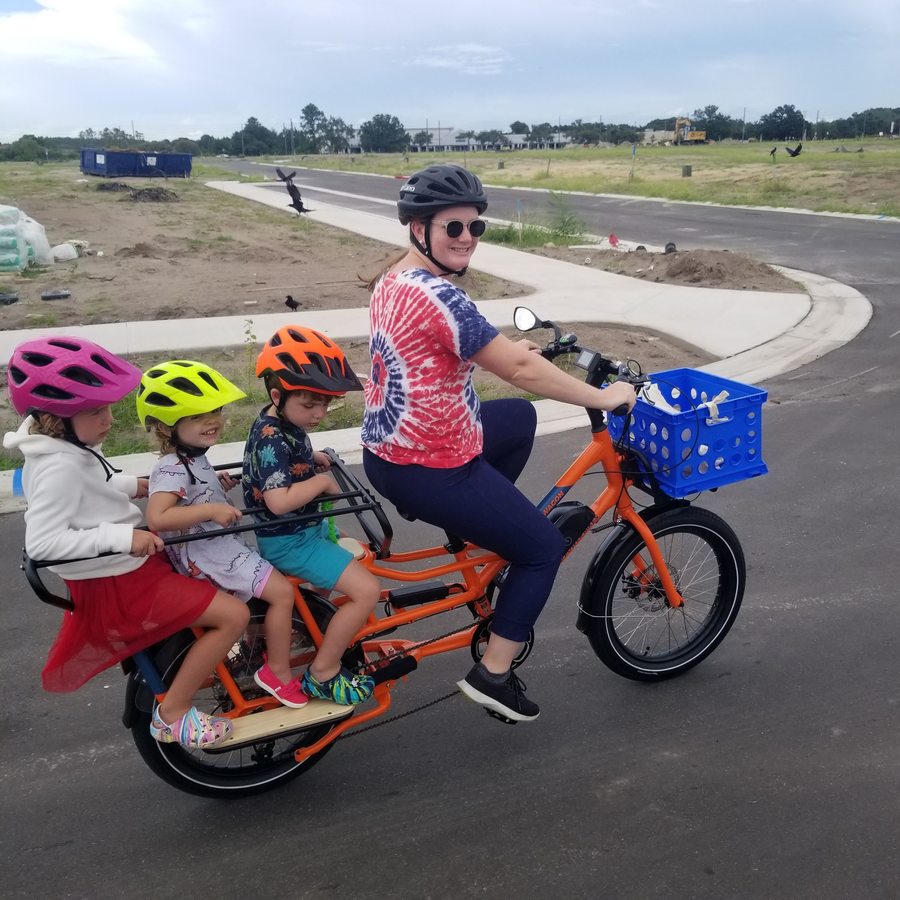 2022 Rad Power Bikes RadWagon 4 cargo bike rear