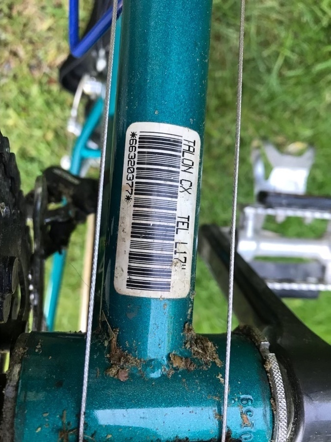 1993 Raleigh Talon CX Tel L17"