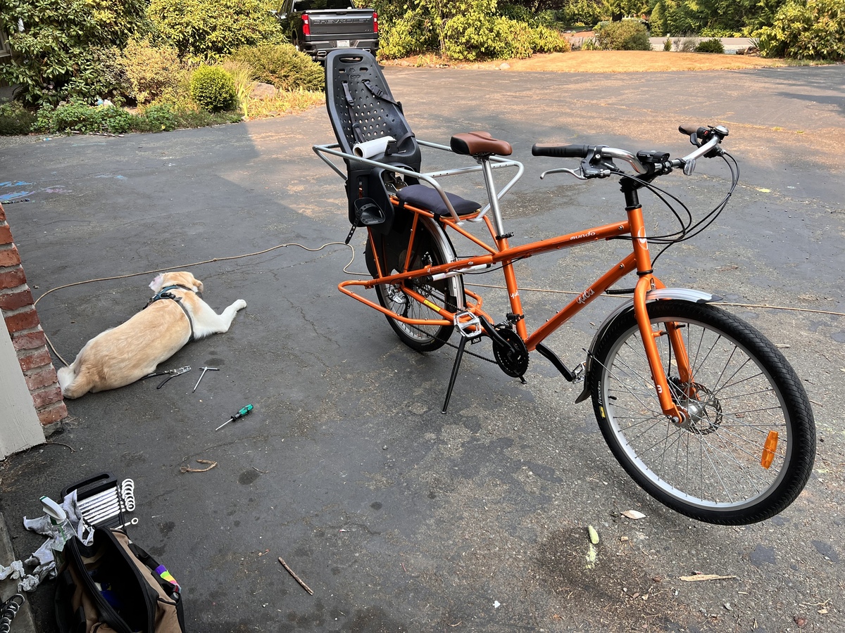 2014 Yuba Mundo cargo bike rear
