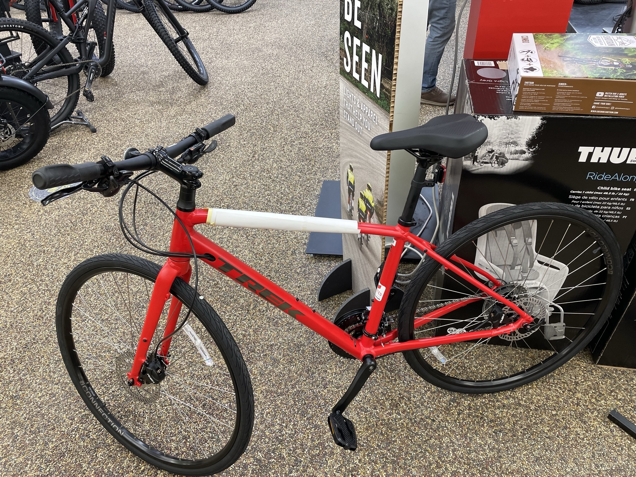 2023 Trek FX 2 Disc Fitness Bike Satin Viper Me...