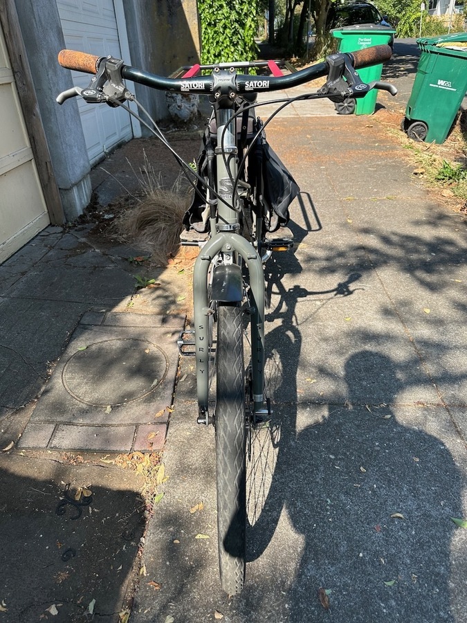 2012 Surly Big Dummy cargo bike (front storage)