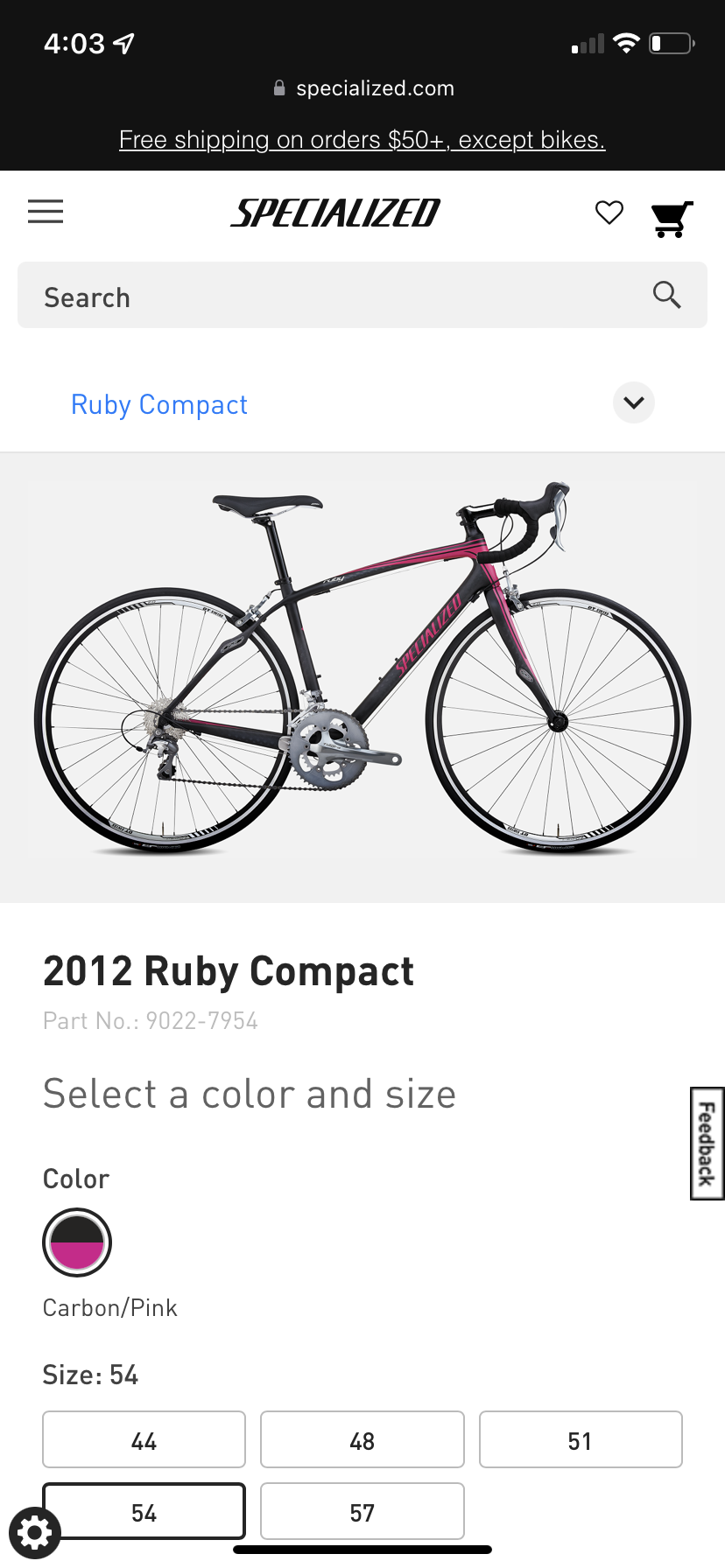 Stolen 2012 Specialized Ruby Compact