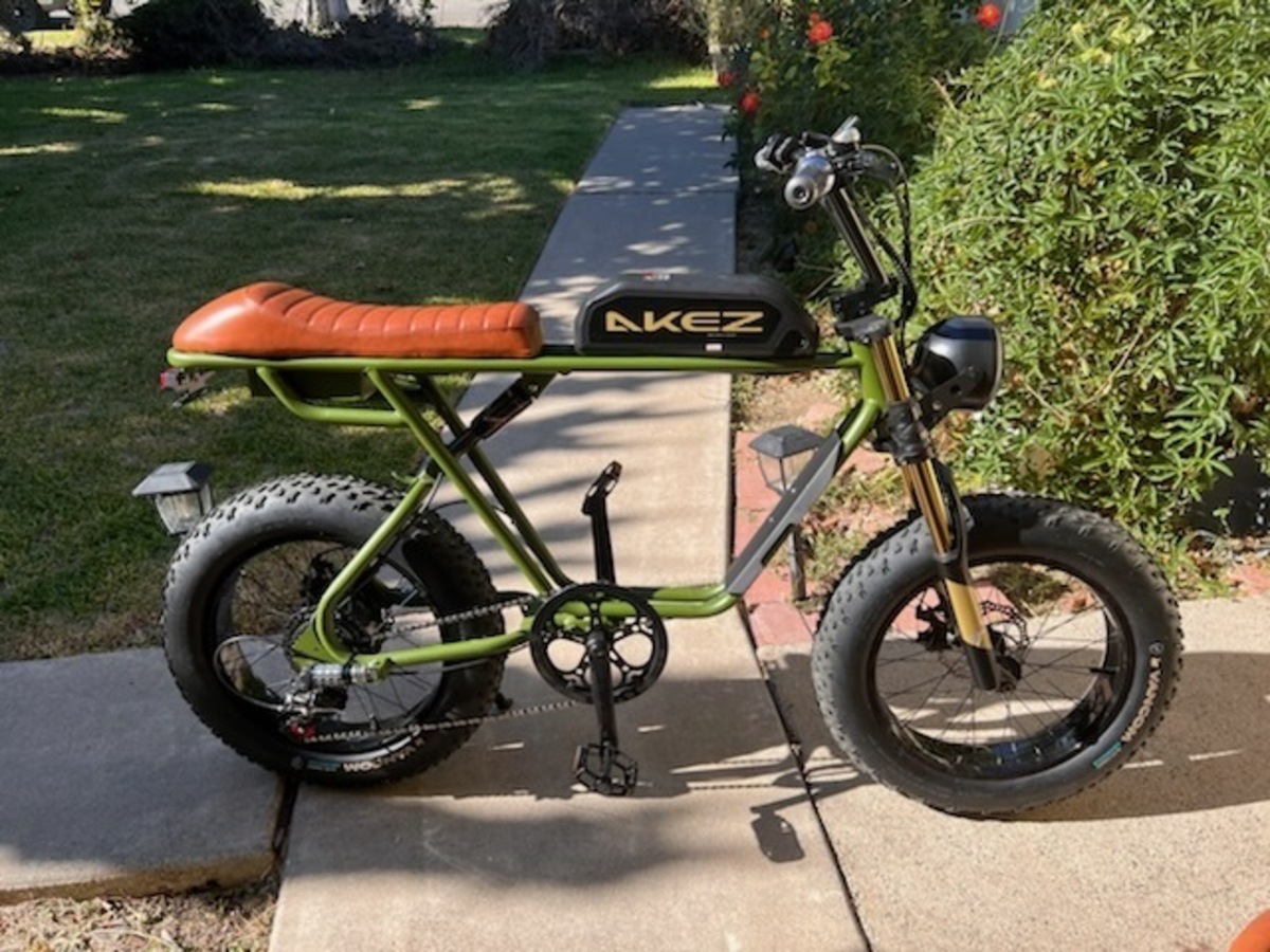 2021 Akez ebike 20*4.0 inch fat tire mountain electri...