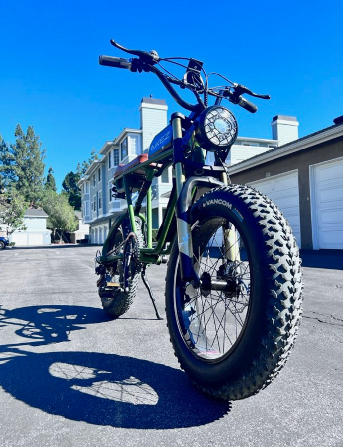 2021 Akez ebike 20*4.0 inch fat tire mountain electri...