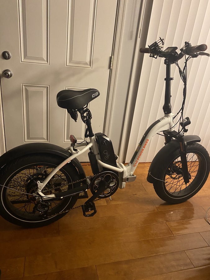 2021 Rad Power Bikes Radmini ST with motor-White