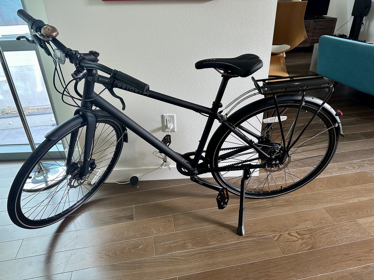 2022 Priority Bicycles Continuum Onyx