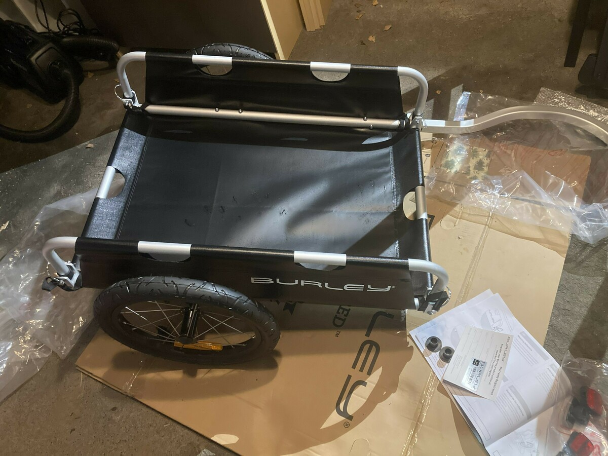 2022 Burley Design Flatbed bike trailer