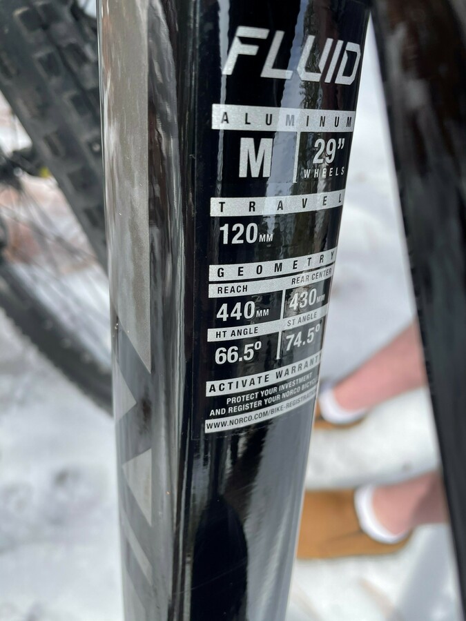 2021 Norco Bikes Fluid HT 2 stamped FLUID 92