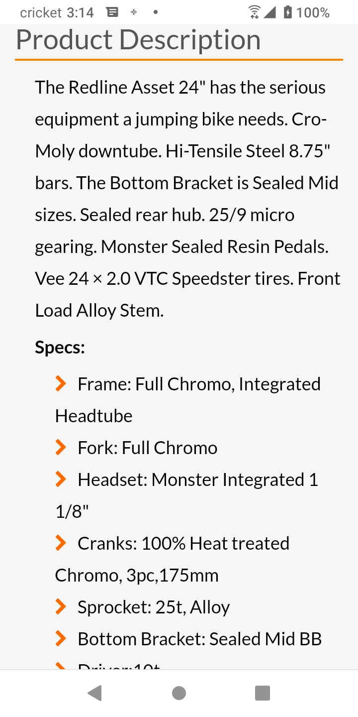 2022 Redline 24 INCH REDLINE Asset
