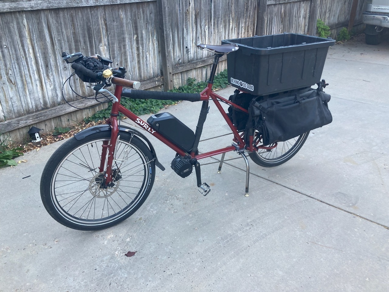 2020 Surly Big Dummy cargo bike rear